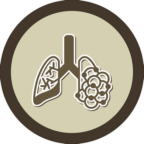 Bronchiectasis Sticker Circle Icon 47500760 Vector Art At Vecteezy
