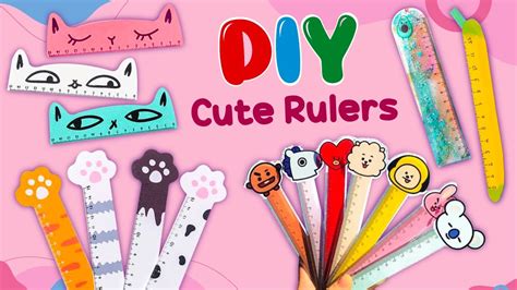 8 DIY CUTE SCHOOL RULERS - Outstanding Ruler Ideas - UNORDINARY BACK TO SCHOOL HACKS AND CRAFTS ...