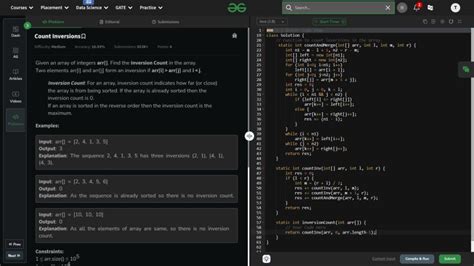 Count Inversions A Key To Sorting Tejas Purekar Posted On The Topic