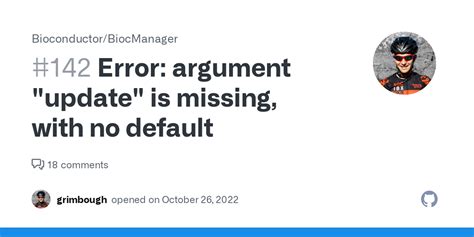 Error Argument Update Is Missing With No Default · Issue 142