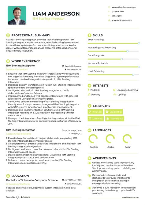 10 Ibm Sterling Integrator Resume Samples And Templates For 2025