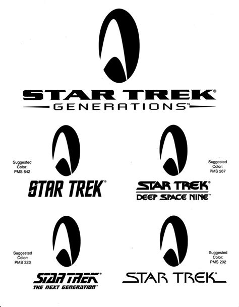 Logos From Paramount For Star Trek Star Trek Generations Star Trek