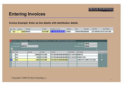 Entering Invoices In Oracle Payables PPT