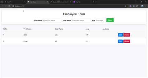 Eman Ali On Linkedin Reactjs Webdevelopment Frontend Crud Javascript Codingjourney