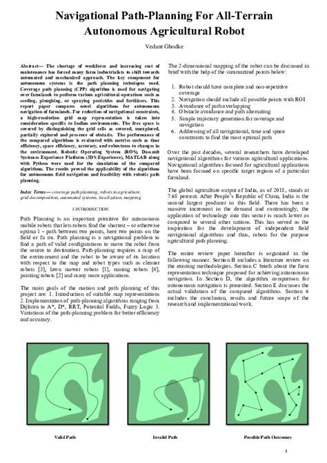 Pdf Navigational Path Planning For All Terrain Autonomous