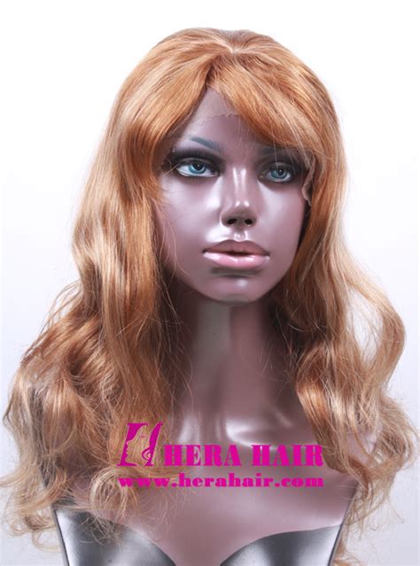 Wholesale Highlight Synthetic Lace Front Wigs With Bang