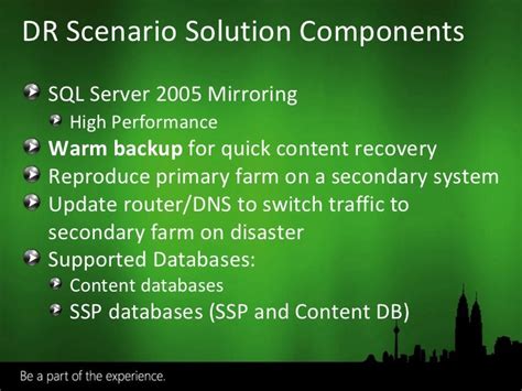 sharepoint backup and disaster recovery with joel oleson