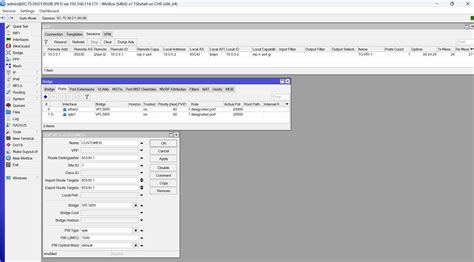 bgp vpls with route reflector forwarding protocols mikrotik