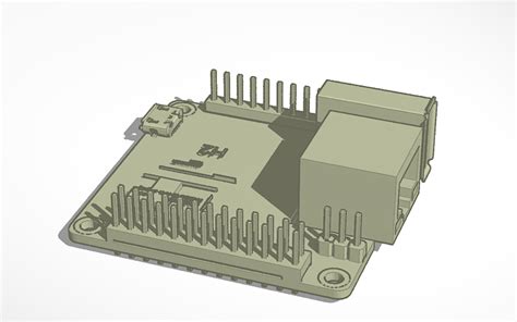 3d Design Orange Pi Zero Model Tinkercad
