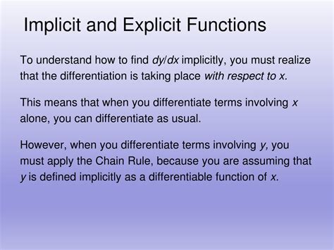 ppt math 1910 chapter 2 section 5 implicit differentiation powerpoint presentation id 9702269