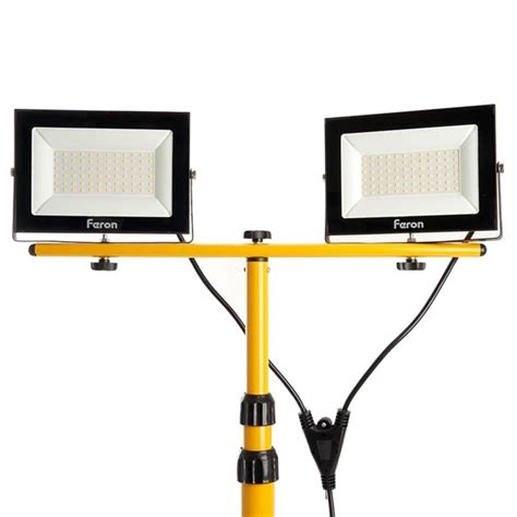 Прожектор светодиодный Feron LL-504 на штативе IP65 2х70W 6400K ...
