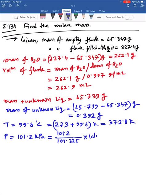 Finding The Volume Of A Flask A Babe Obtained