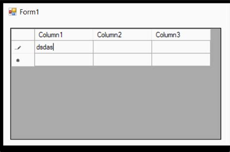 Vb Net How To Add A Uncommitted Blank Row In Datagridview Stack Overflow