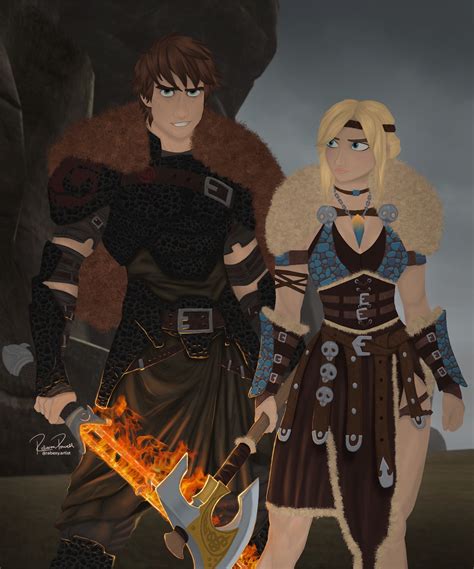 Hiccup X Astrid By Rebs01 On Deviantart