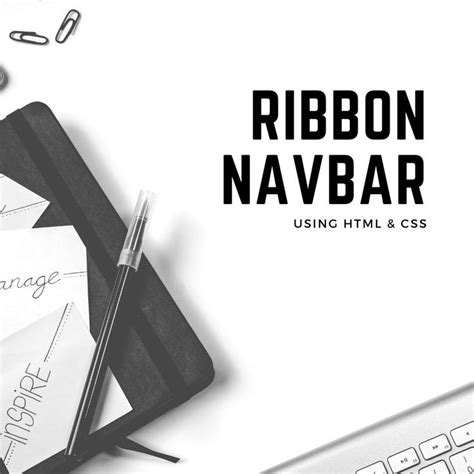 Ribbon Style Navigation Menu In 2024 Web Design Navigation Css