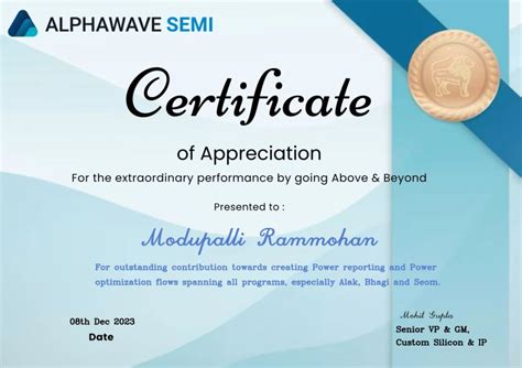 rammohan modupalli on linkedin delighted to receive a certificate of