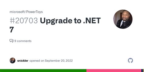Upgrade To Net 7 · Issue 20703 · Microsoftpowertoys · Github
