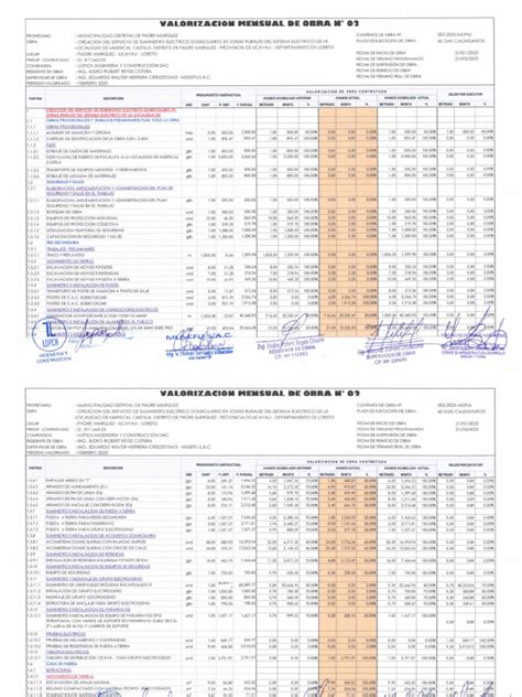Valorización Mensual N°02 Pdf