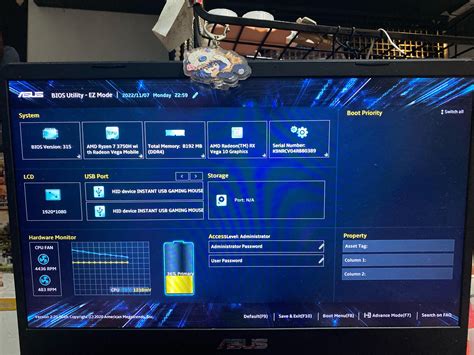 stuck at bios utility ez mode pls help r asus
