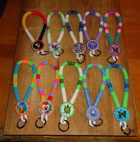 Beaded Rope Keychains Beaded Lanyards Beaded Keychains Beaded Rope