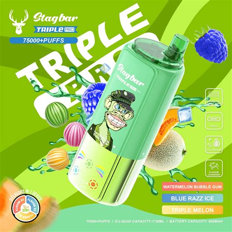 Stagbar Triple Pro 75000 75k Puffs Wholesale Disposable Vape European