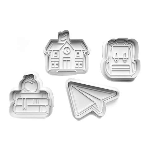 School Theme Cookie Cutter Set Bakers Boutique
