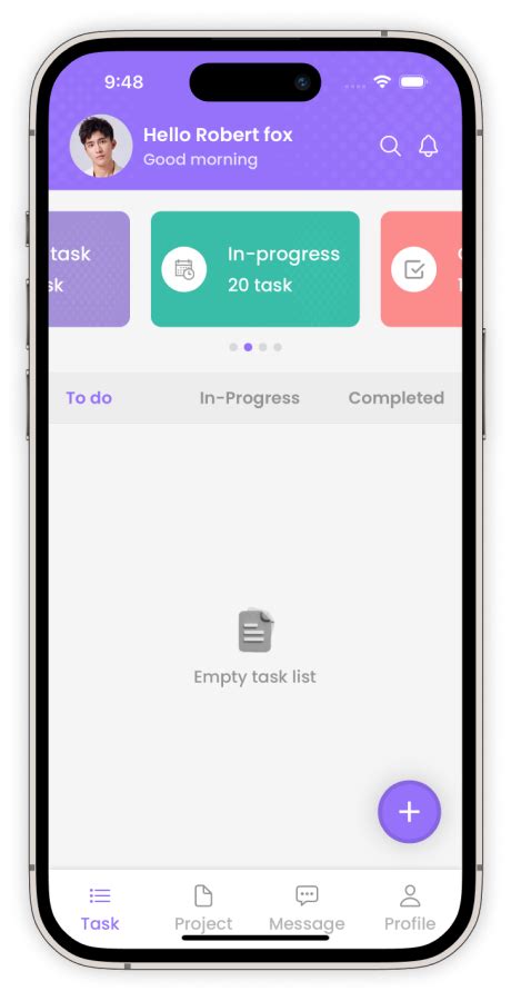 Task Organizer App Task Management App Planning App Task Planner App React Native