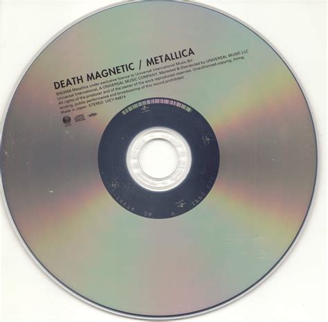Metallica Death Magnetic Cd Jpn Cd Covers Cover Century Over 1