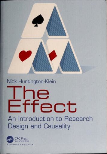 The Effect An Introduction To Research Design And Causality