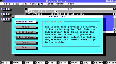 Dos Gui 18 Norton Desktop V1 0 1992 Virtualbox Vhd And Source