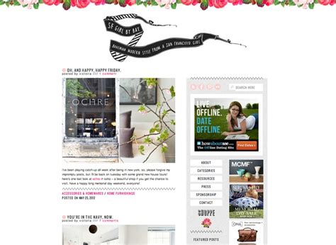 right column keeping everything in a separate column blog column