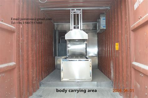 Movable Cremate Machine Crematorium Incinerator Mobile Crematory On