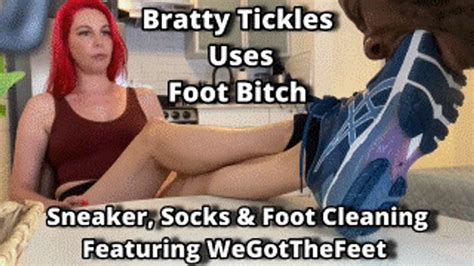 Bratty Tickles Uses Foot B Sneaker Socks And Feet Worship