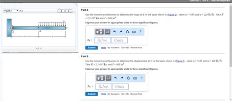 Solved Use The Moment Area Theorems To Determine The Slope