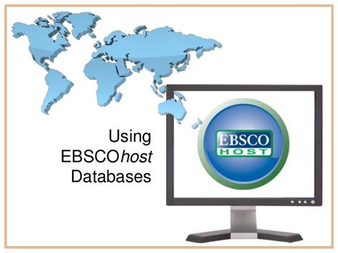 Using Ebsco Databases