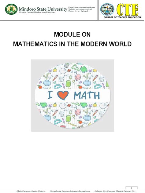 Mmw Module 3 Bsed English Pdf Pdf Reason Mathematical Proof