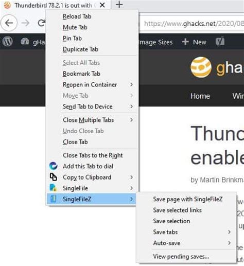 Guide Review SingleFileZ Is A Fork Of The SingleFile Firefox And Chrome Extension With Better