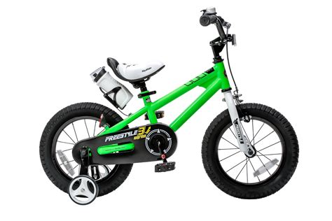 RoyalBaby Freestyle Green 14 inch Kid's Bicycle - Walmart.com - Walmart.com