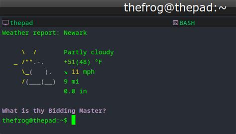 Show Your Terminal Prompt 36 By Thefrog Endeavouros Pub Endeavouros
