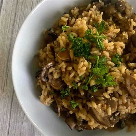 Vegan Mushroom Risotto Kathys Vegan Kitchen
