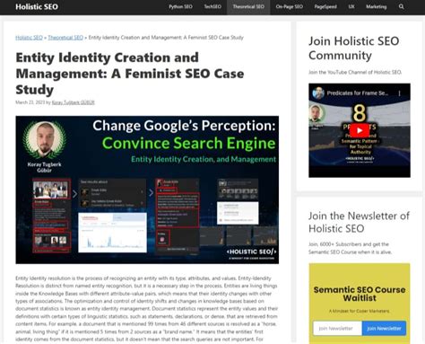 Topical Authority And Semantic Seo Course