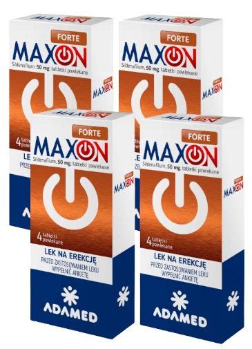 Maxon Forte Lek Na Erekcję Potencja Sex 4 X 4 Tab Arena Pl
