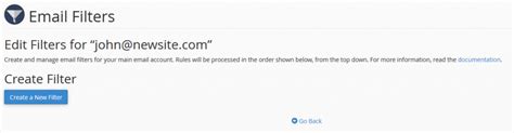Email Filtering In CPanel IPSERVERONE