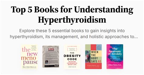 Top 5 Books For Understanding Hyperthyroidism Summary And Audio