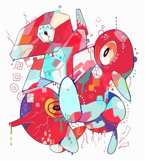 Porygon Porygon Z And Porygon2 Pokemon Drawn By Akadako Danbooru