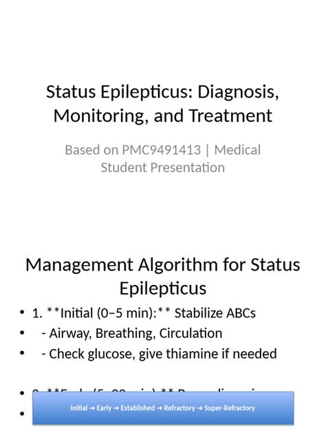 Status Epilepticus Management Guide Pdf