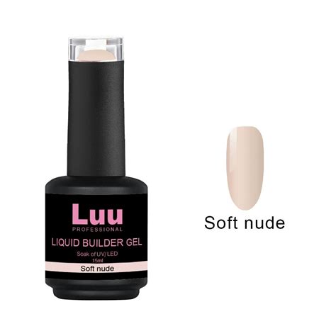 Liquid Builder Gel Soft Nude 15ml Luunails