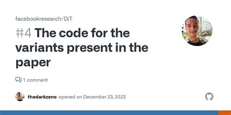 the code for the variants present in the paper · issue 4