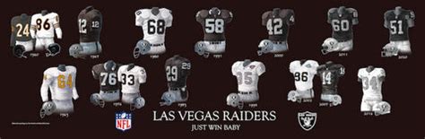 Nfl Las Vegas Raiders 2020 Uniform Original Art Heritage Sports Art