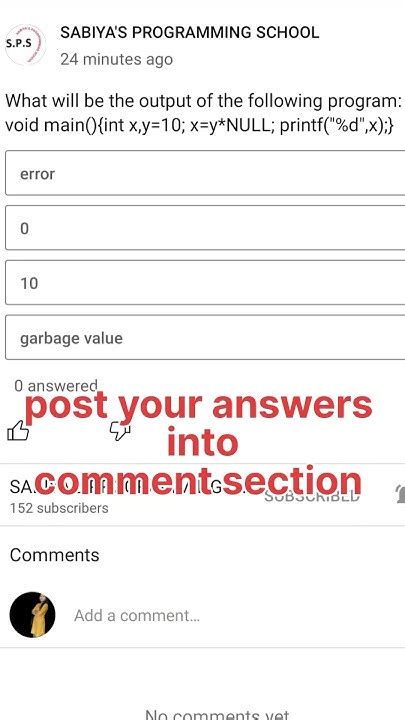 Mcq Based On C Programming Cprogramming Viral Shorts Youtube